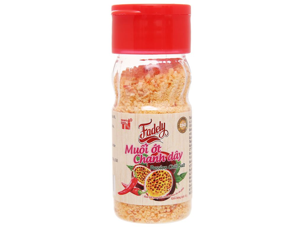 Muối ớt chanh dây Fadely hũ 65g giá tốt tại Bách hoá XANH