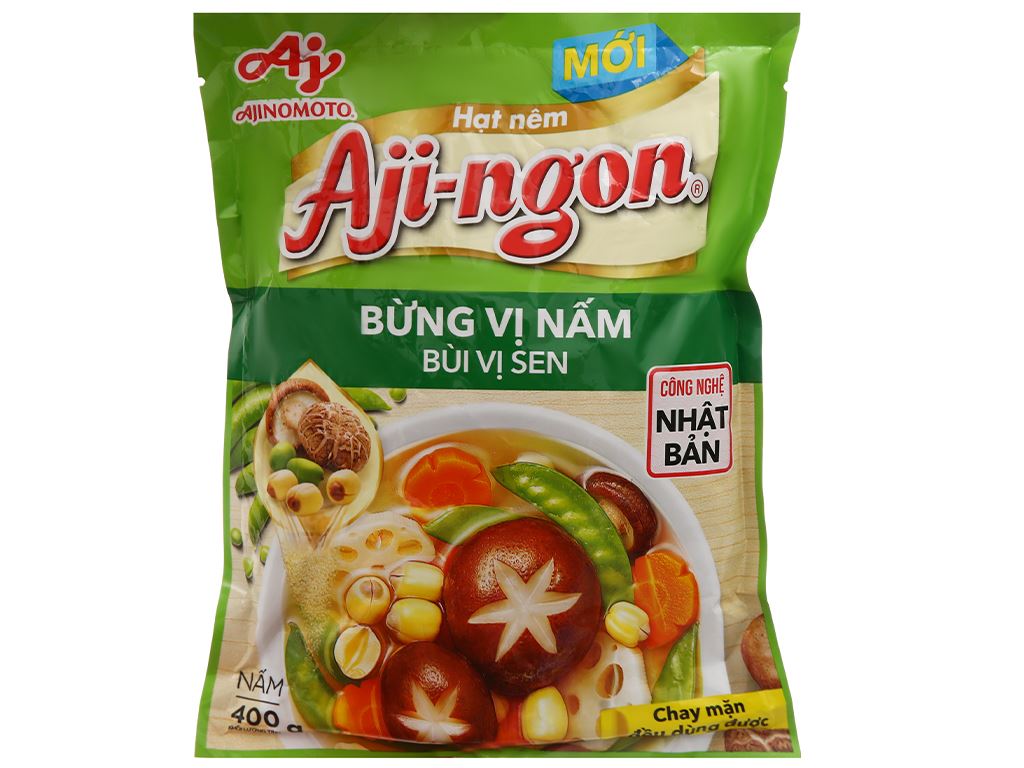 Hạt nêm nấm hương Aji-ngon 400g giá tốt tại Bách hoá XANH