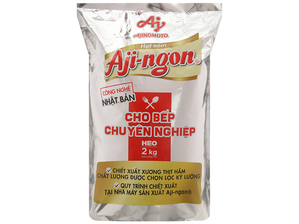 Hạt nêm từ thịt heo Aji-ngon 2kg giá tốt tại Bách hoá XANH