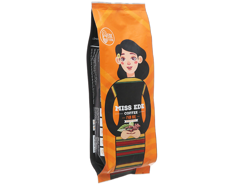 Cà phê rang xay Miss Ede Robusta loại 1 250g Bách Hoá XANH