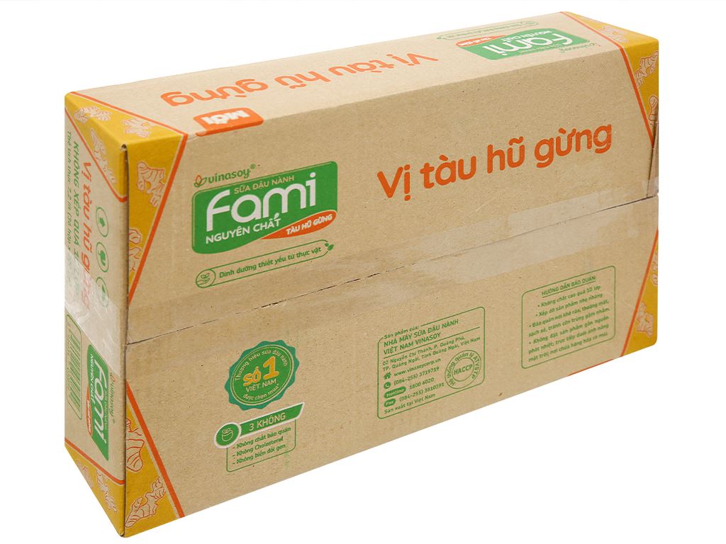 36 hộp đậu nành Fami tàu hủ 200ml giá tốt tại Bách hoá XANH