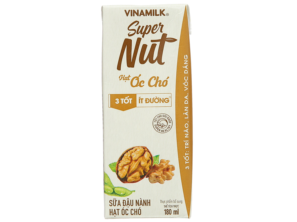48 hộp sữa óc chó Vinamilk Super Nut 180ml tại Bách hóa XANH