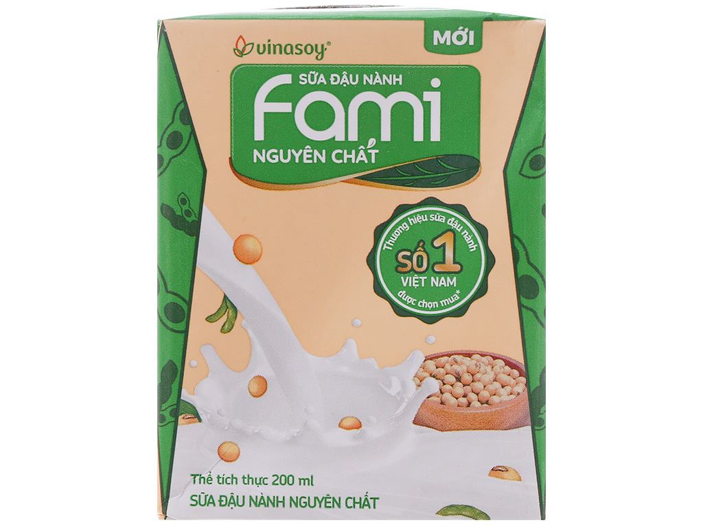 Lốc 6 hộp sữa đậu nành Fami 200ml giá tốt tại Bách hoá XANH
