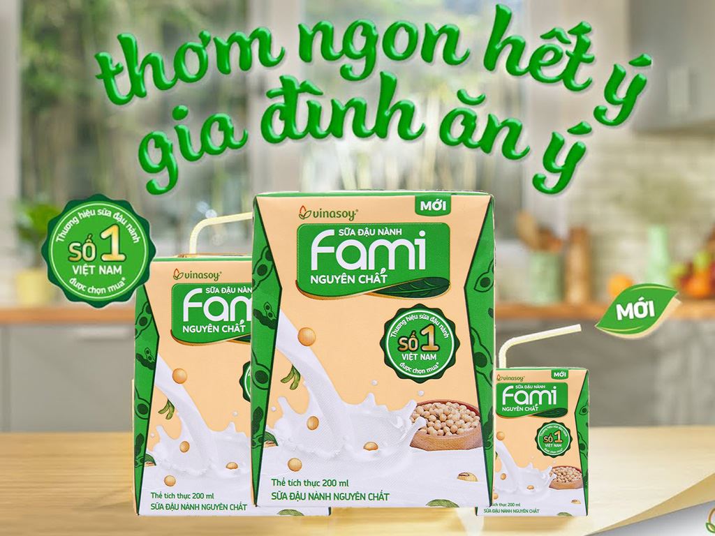 Lốc 6 hộp sữa đậu nành Fami 200ml giá tốt tại Bách hoá XANH