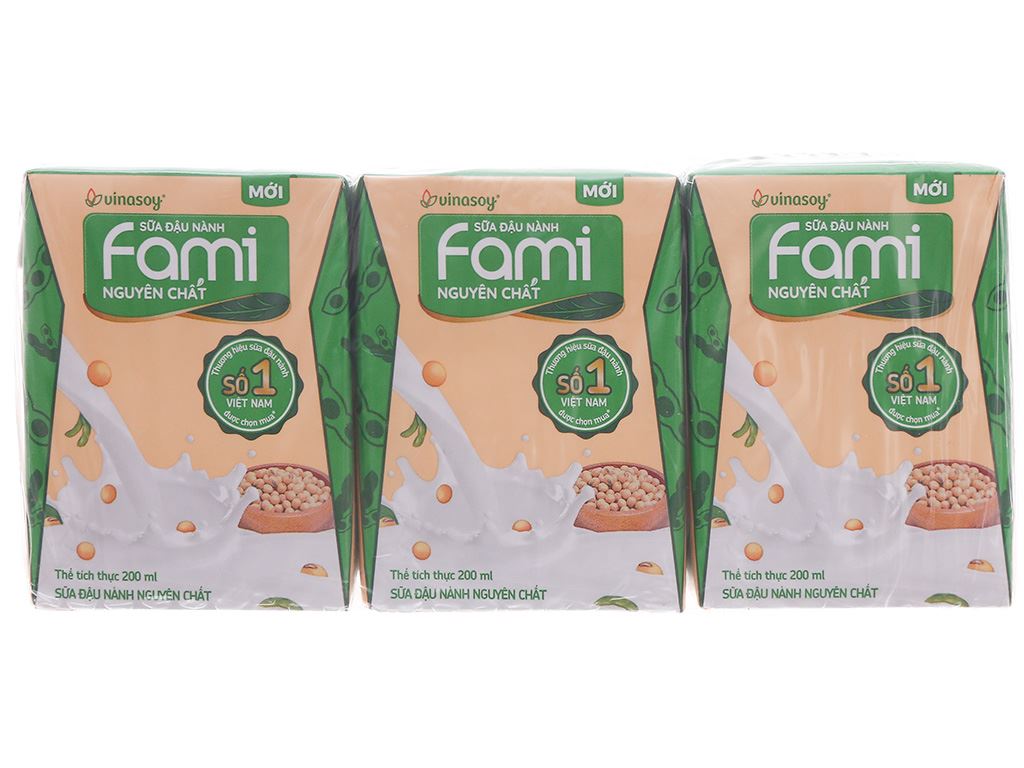 36 hộp sữa Fami nguyên chất 200ml giá tốt tại Bách hoá XANH