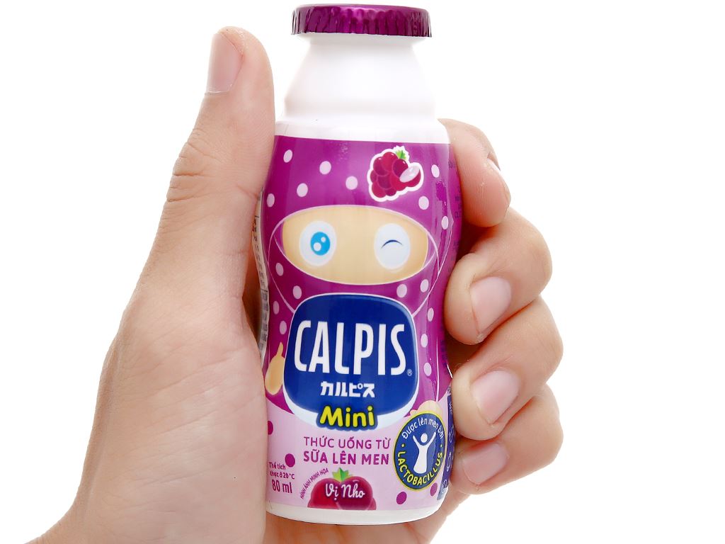 Sữa lên men nho Calpis Mini 80ml giá tốt tại Bách hoá XANH