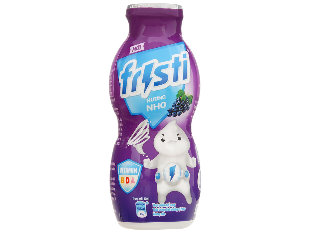 6 chai sữa chua nho Fristi 80ml giá tốt tại Bách hoá XANH