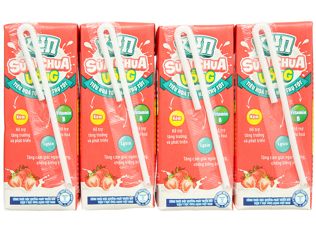 48 hộp sữa chua dâu LiF 180ml giá tốt tại Bách hoá XANH