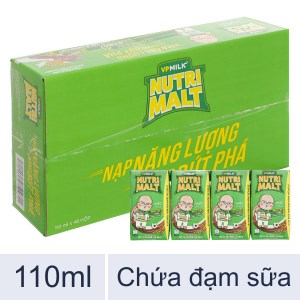 48 hộp sữa lúa mạch VPMilk Nutrimalt 110ml tại Bách hóa XANH