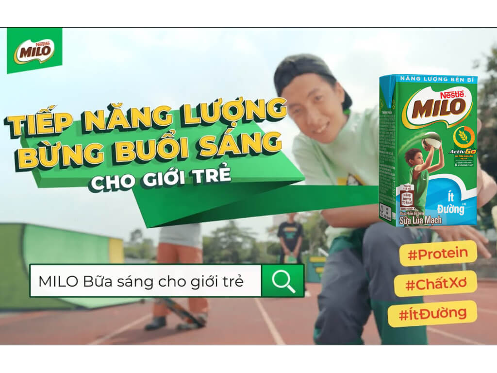 4 hộp sữa lúa mạch ít đường Milo 115ml tại Bách hóa XANH