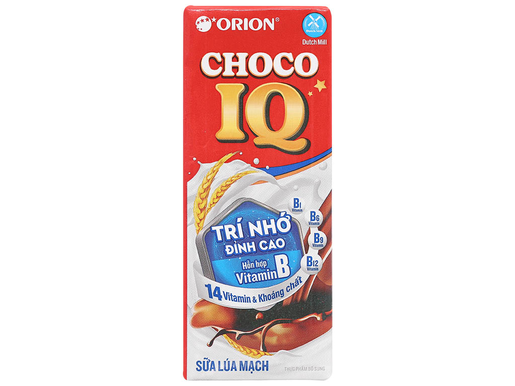 48 hộp sữa lúa mạch orion CHOCO IQ 180ml tại Bách hóa XANH