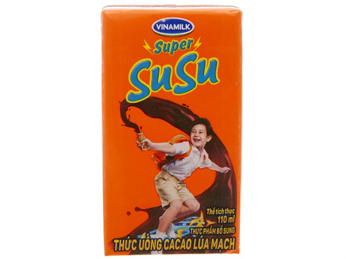 Lốc 4 hộp sữa Super Susu 110ml giá tốt tại Bách hoá XANH