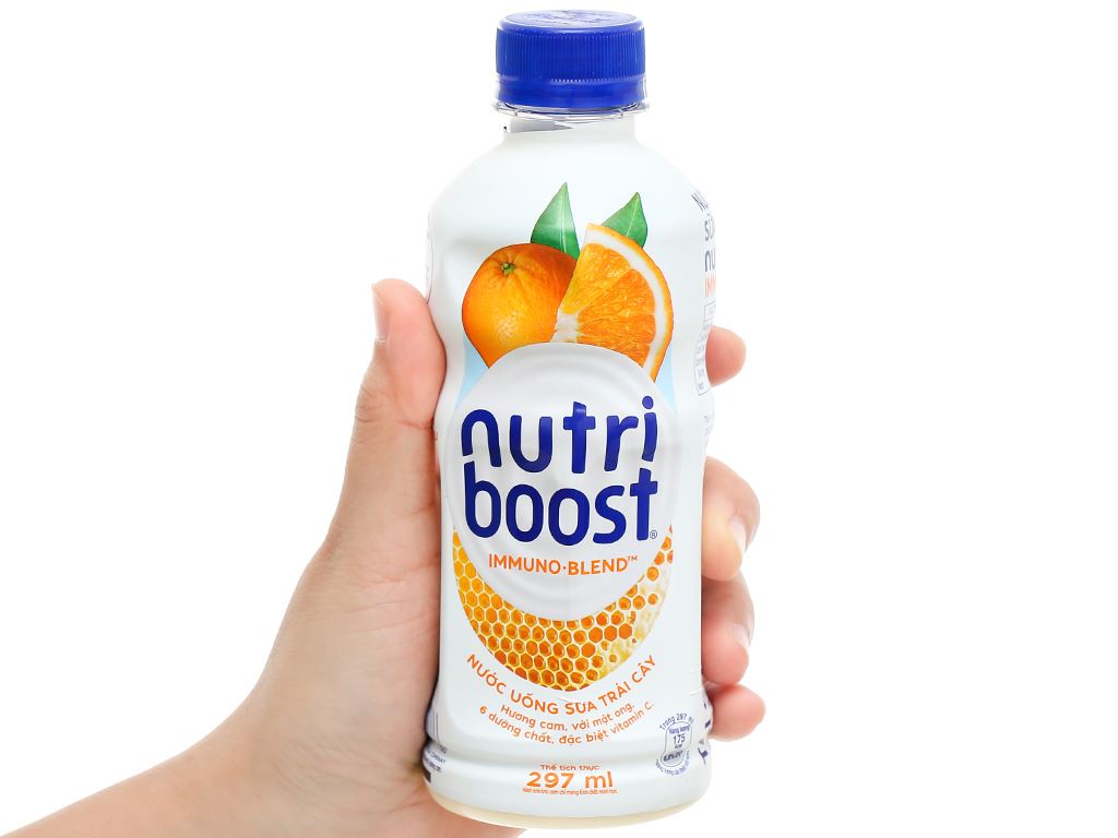 6 chai sữa Nutriboost vị cam 297ml giá tốt tại Bách hoá XANH