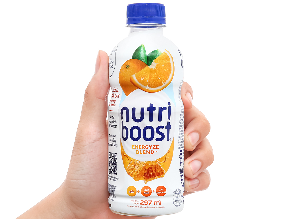 6 chai sữa Nutriboost vị cam 297ml giá tốt tại Bách hoá XANH