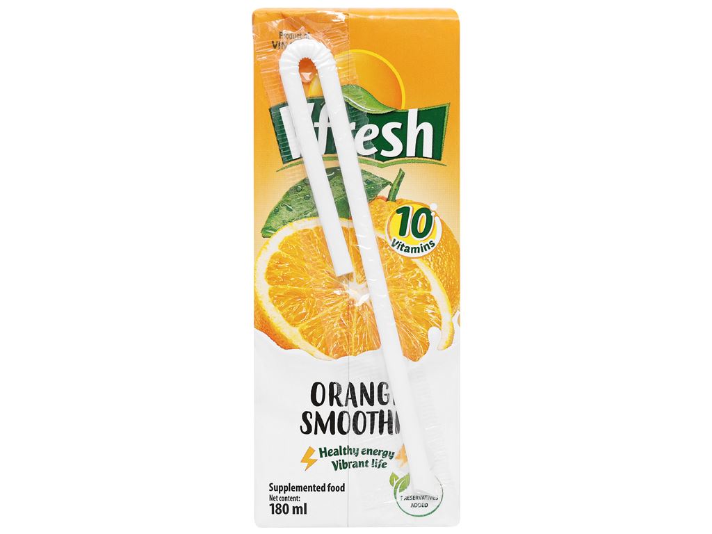 Nước cam sữa tươi Vfresh 180ml giá tốt tại Bách hoá XANH