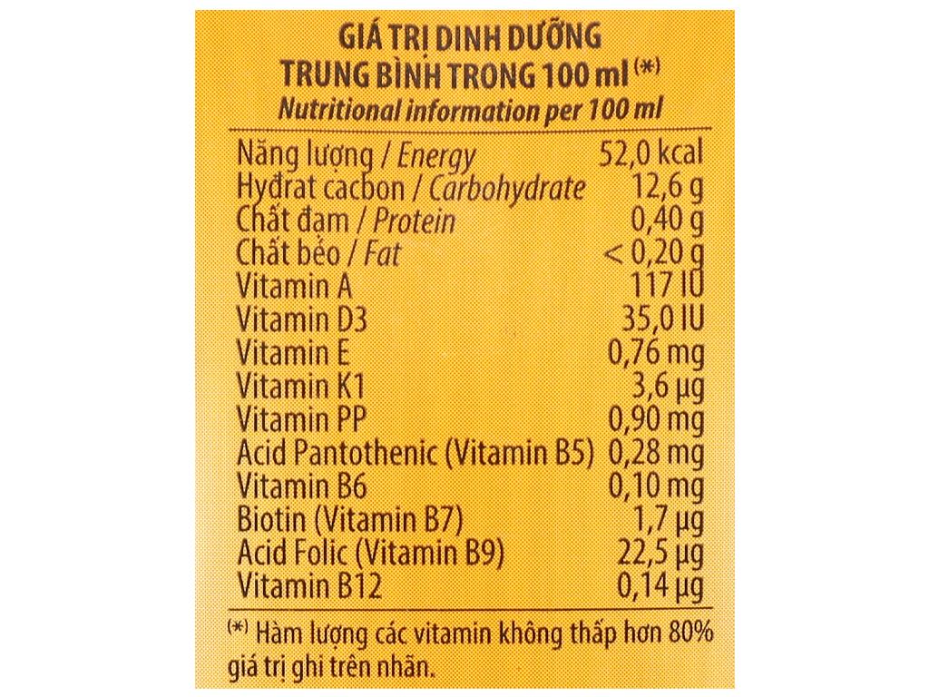 Nước cam sữa tươi Vfresh 180ml giá tốt tại Bách hoá XANH