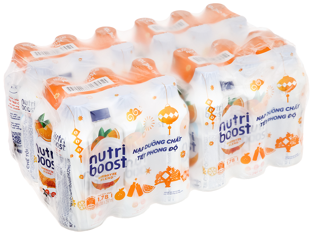 24 chai sữa Nutriboost cam 297ml giá tốt tại Bách hoá XANH