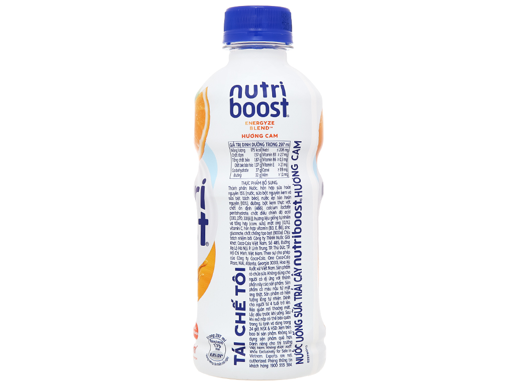 24 chai sữa Nutriboost cam 297ml giá tốt tại Bách hoá XANH