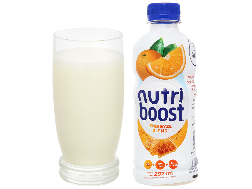 24 chai sữa Nutriboost cam 297ml giá tốt tại Bách hoá XANH