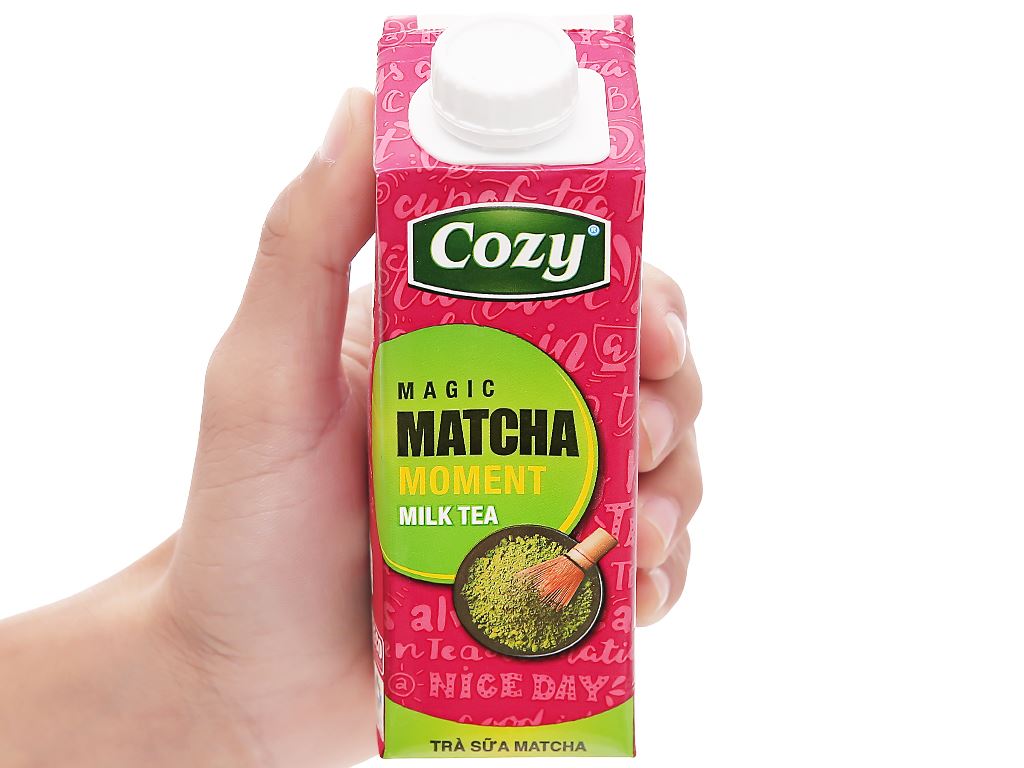 4 hộp trà sữa matcha Cozy 225ml giá tốt tại Bách hoá XANH