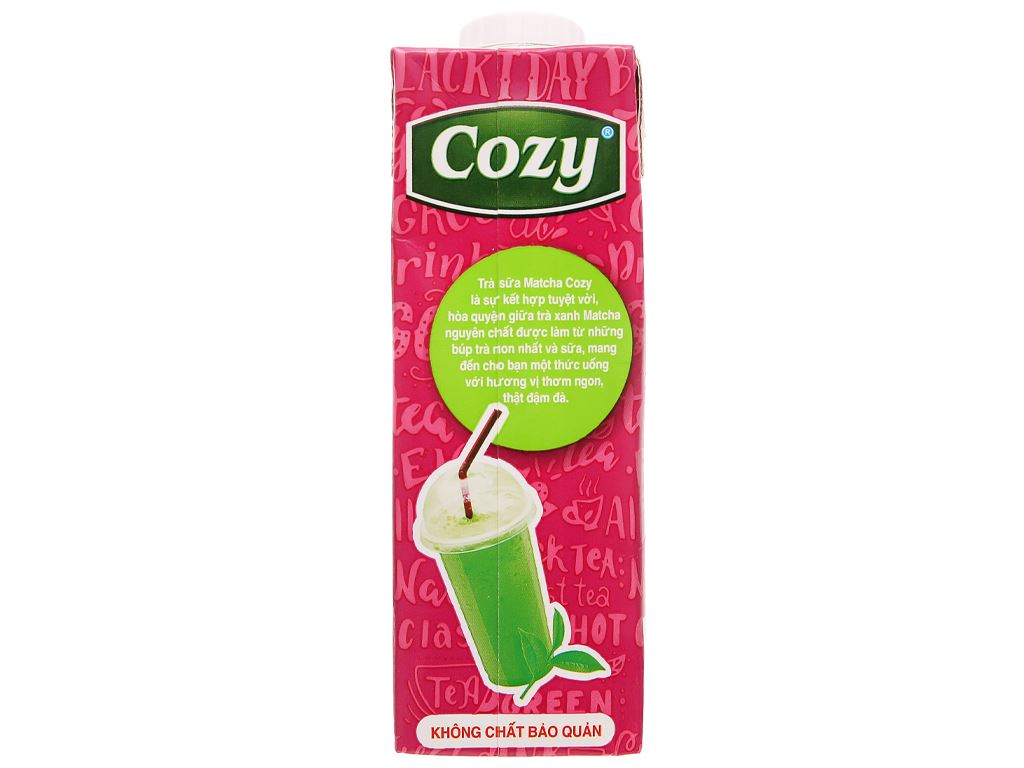 4 hộp trà sữa matcha Cozy 225ml giá tốt tại Bách hoá XANH
