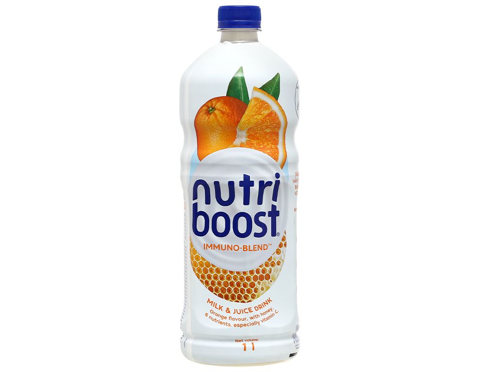Sữa trái cây Nutri Boost hương cam chai 1 lít