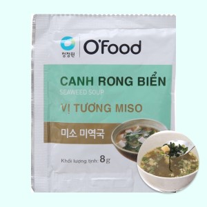 Canh rong biển vị tương miso 8g giá tốt tại Bách hoá XANH