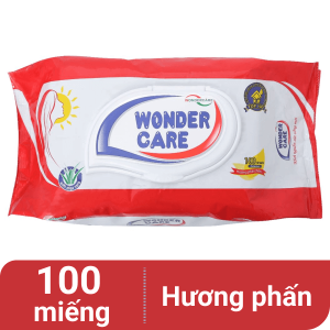 khăn ướt Wonder Care 100 miếng giá tốt tại Bách hoá XANH