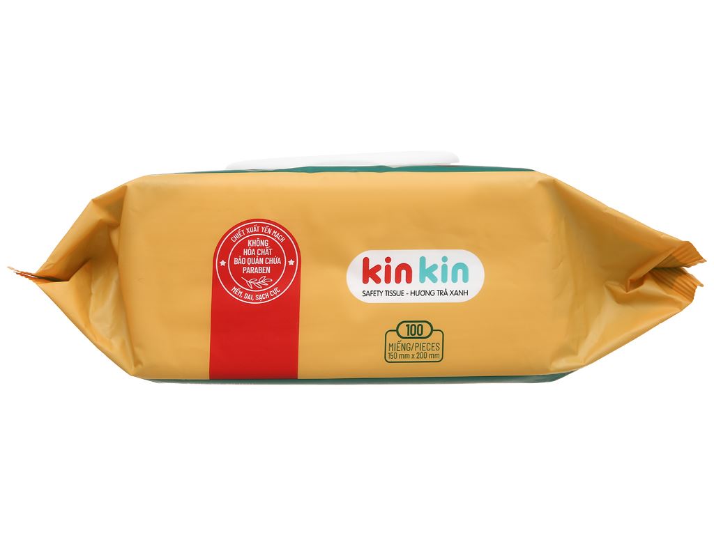 Khăn ướt có nắp KinKin 100 miếng giá tốt tại Bách hoá XANH