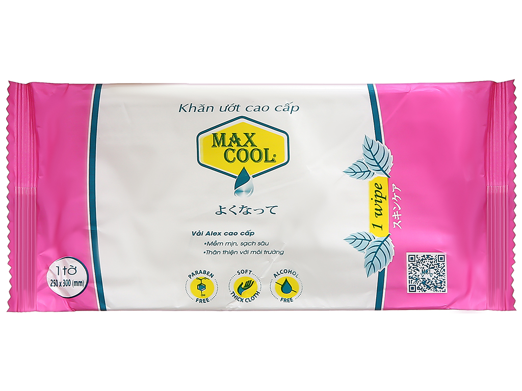20 cái khăn ướt cao cấp Max Cool tại Bách hóa XANH