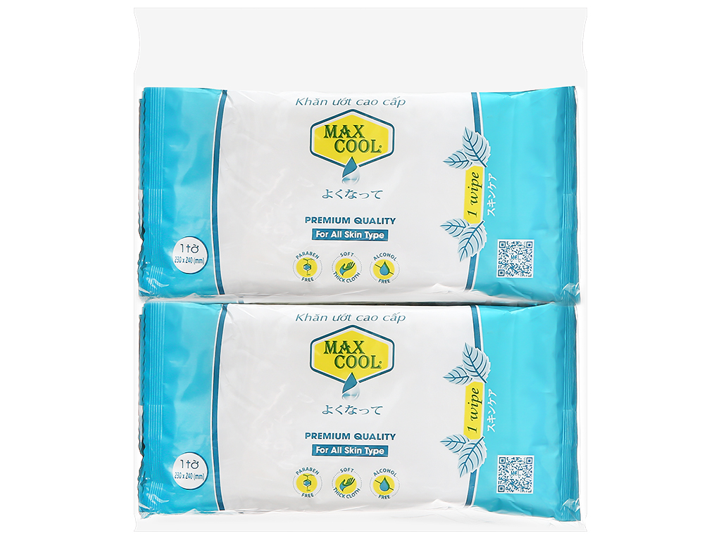 20 cái khăn ướt Max Cool chấm bi tại Bách hóa XANH