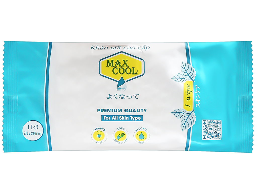 20 cái khăn ướt Max Cool chấm bi tại Bách hóa XANH