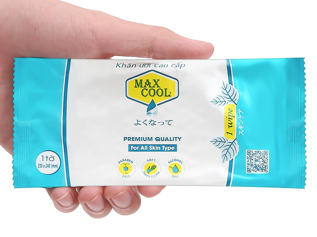 20 cái khăn ướt Max Cool chấm bi tại Bách hóa XANH