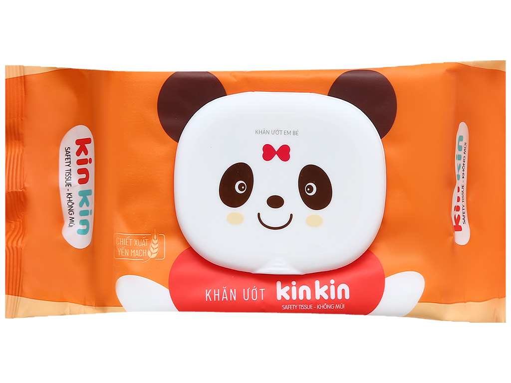 2 gói khăn ướt có nắp KinKin 100 miếng tại Bách hóa XANH