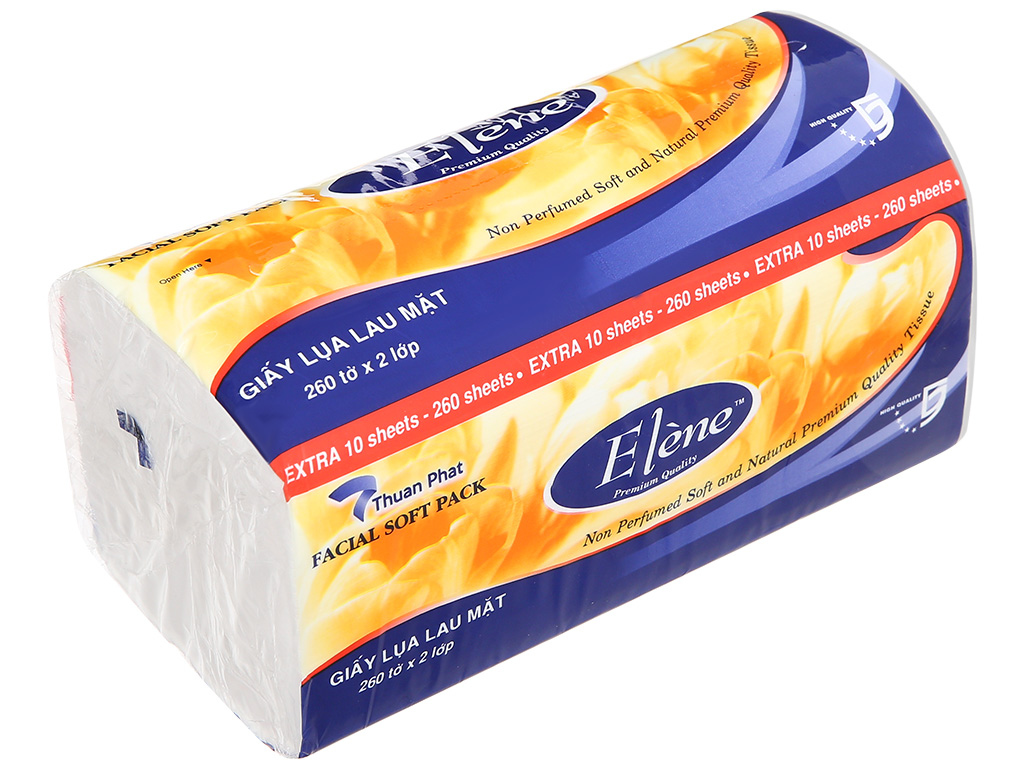 Khăn giấy lụa Elène Premium 2 lớp 260 tờ tại Bách hóa XANH