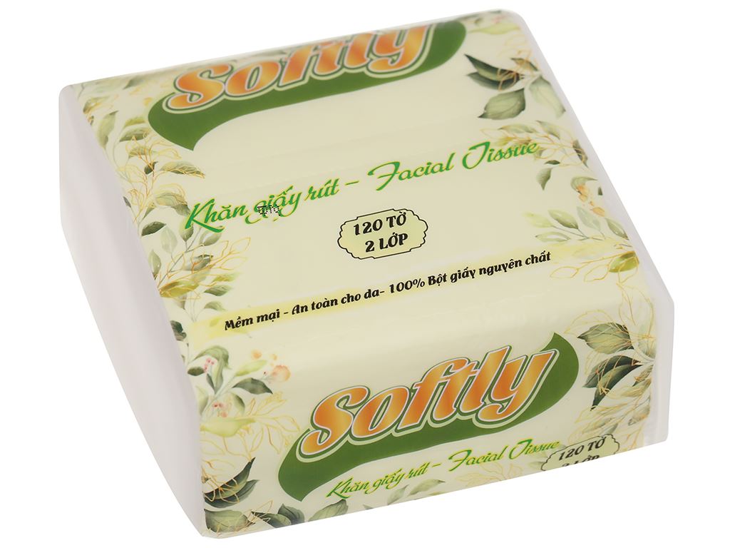 5 gói khăn giấy Softly 2 lớp 120 tờ tại Bách hóa XANH