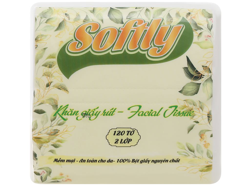 5 gói khăn giấy Softly 2 lớp 120 tờ tại Bách hóa XANH