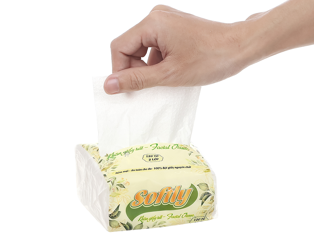5 gói khăn giấy Softly 2 lớp 120 tờ tại Bách hóa XANH