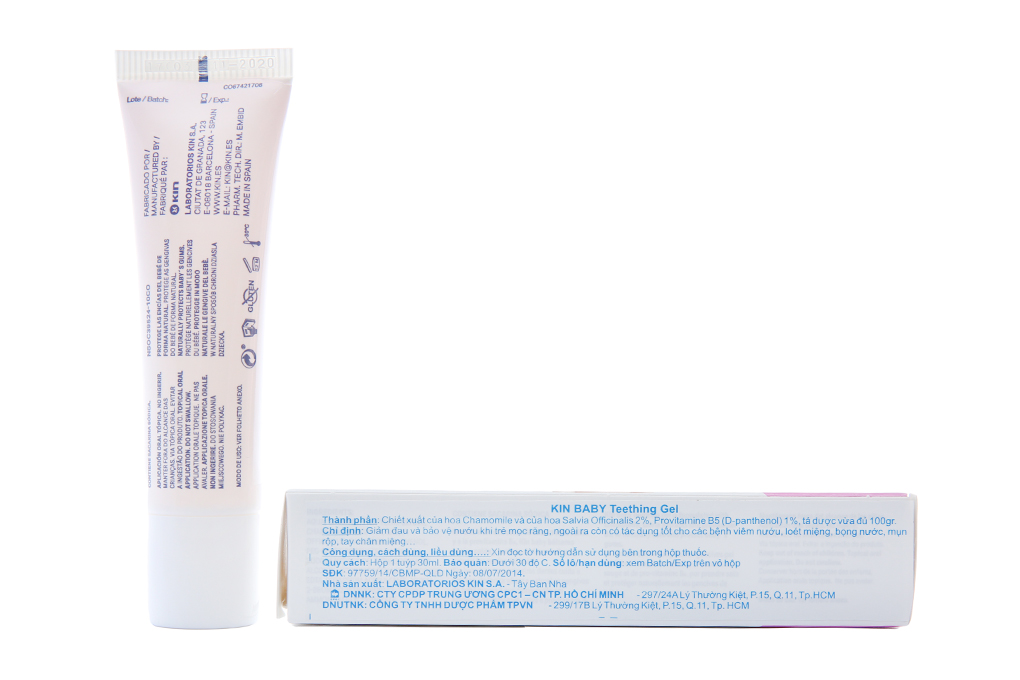 Gel Kin Baby Teething giảm đau khi mọc răng tuýp 30g - 07/2024 ...