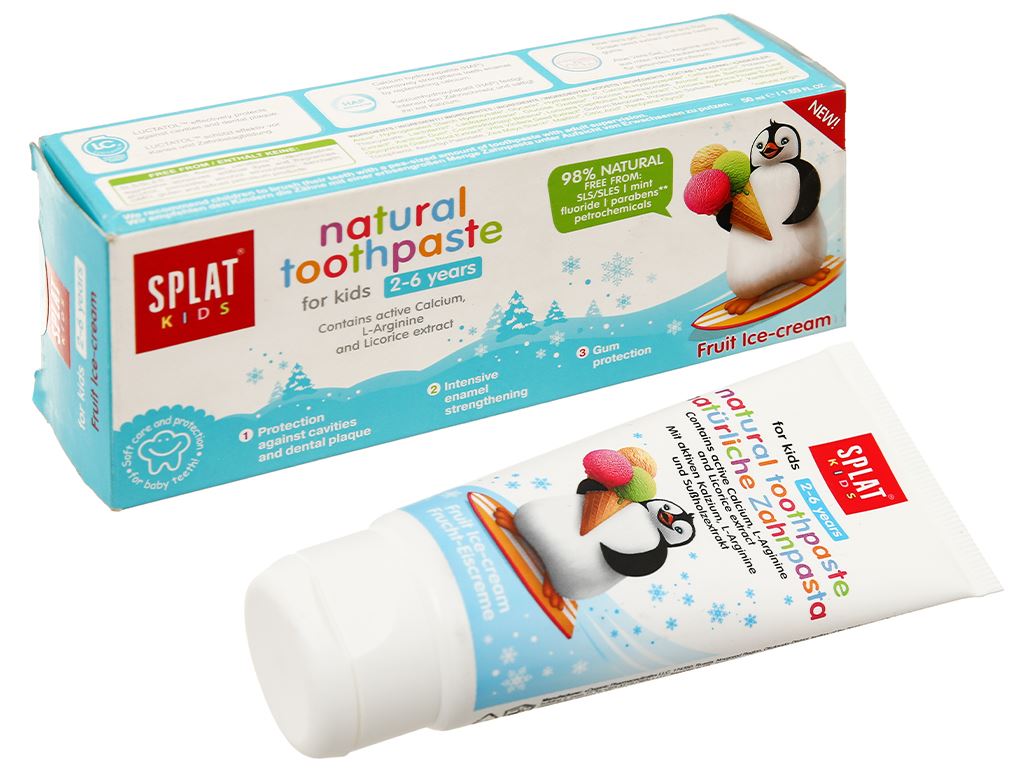 Kem đánh răng bé 2-6 tuổi Splat Kids 50ml tại Bách hoá XANH