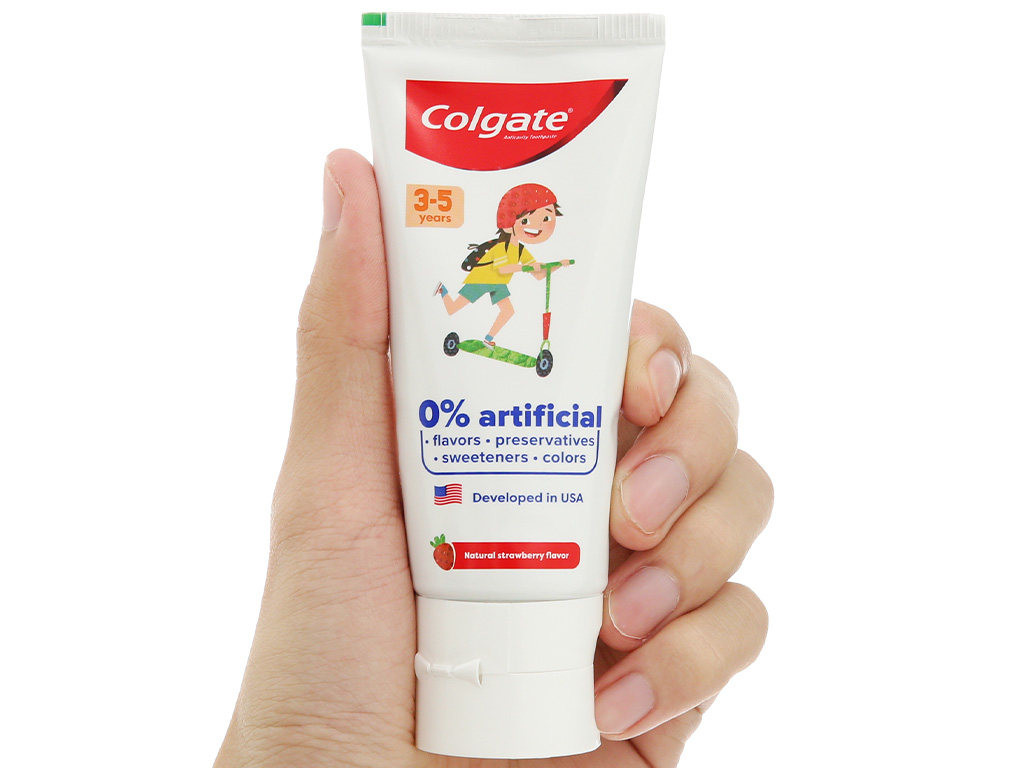 Bộ đôi kem đánh răng bé từ 2-5 tuổi Colgate Free 80g