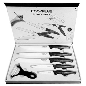 Bộ dao thép bọc sứ Lock&Lock 6 món giá tốt tại Bách hoá XANH