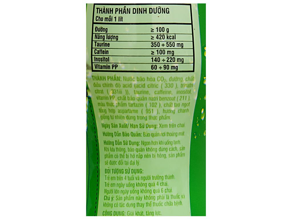 24 chai tăng lực Number1 330ml giá tốt tại Bách hoá XANH