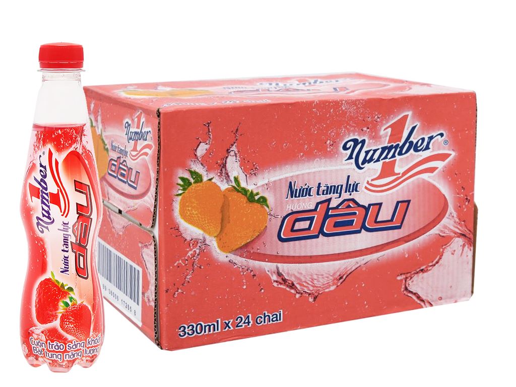 24 chai tăng lực Number1 330ml giá tốt tại Bách hoá XANH