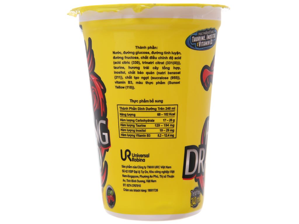 Nước tăng lực Rồng Đỏ 240ml giá tốt tại Bách hoá XANH