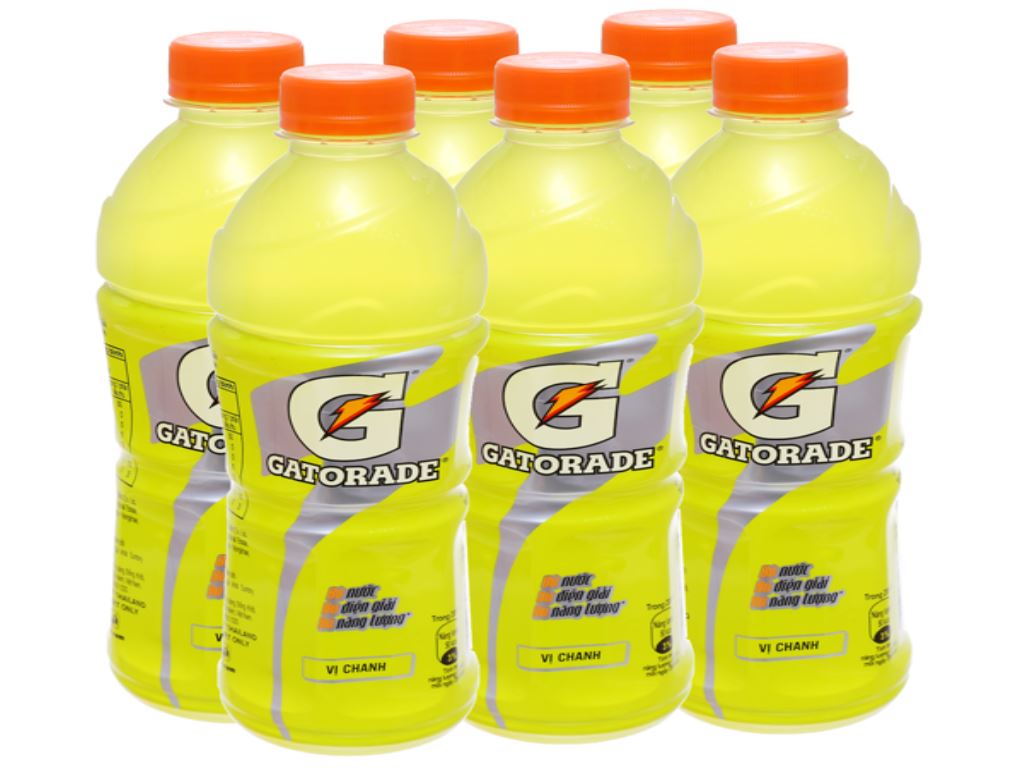 6 chai nước uống Gatorade 500ml giá tốt tại Bách hoá XANH