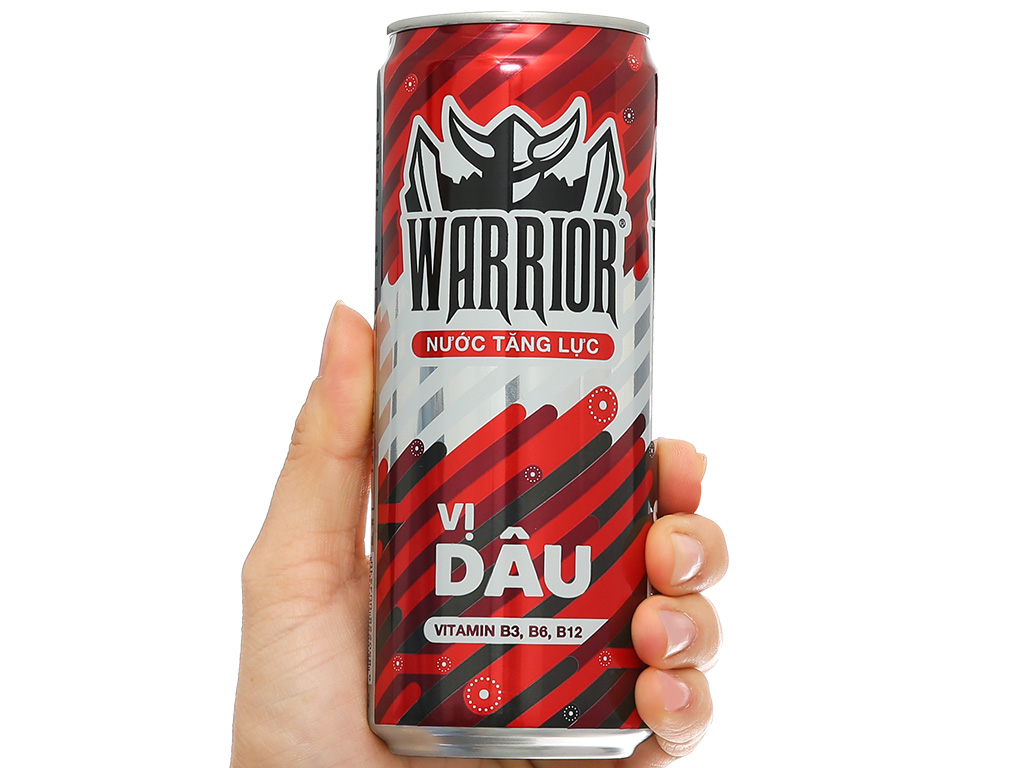 6 lon nước tăng lực Warrior 320ml giá tốt tại Bách hoá XANH