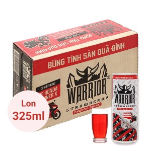 6 lon nước tăng lực Warrior 325ml giá tốt tại Bách hoá XANH