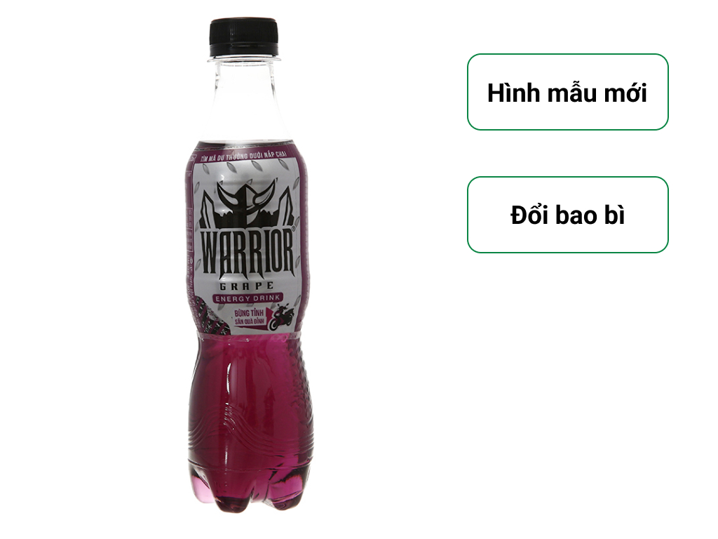 Nước tăng lực Warrior vị nho 330ml giá tốt tại Bách hoá XANH
