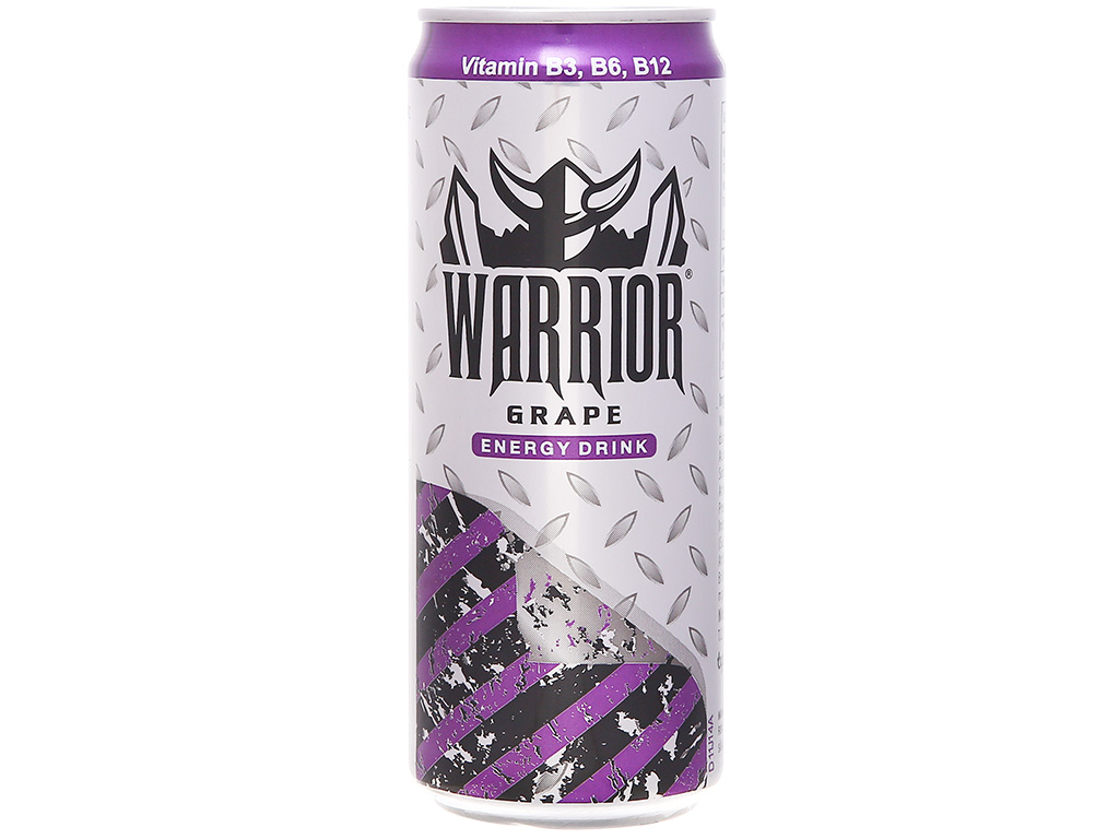 Nước tăng lực Warrior hương nho lon 325ml tại Bách hoá XANH
